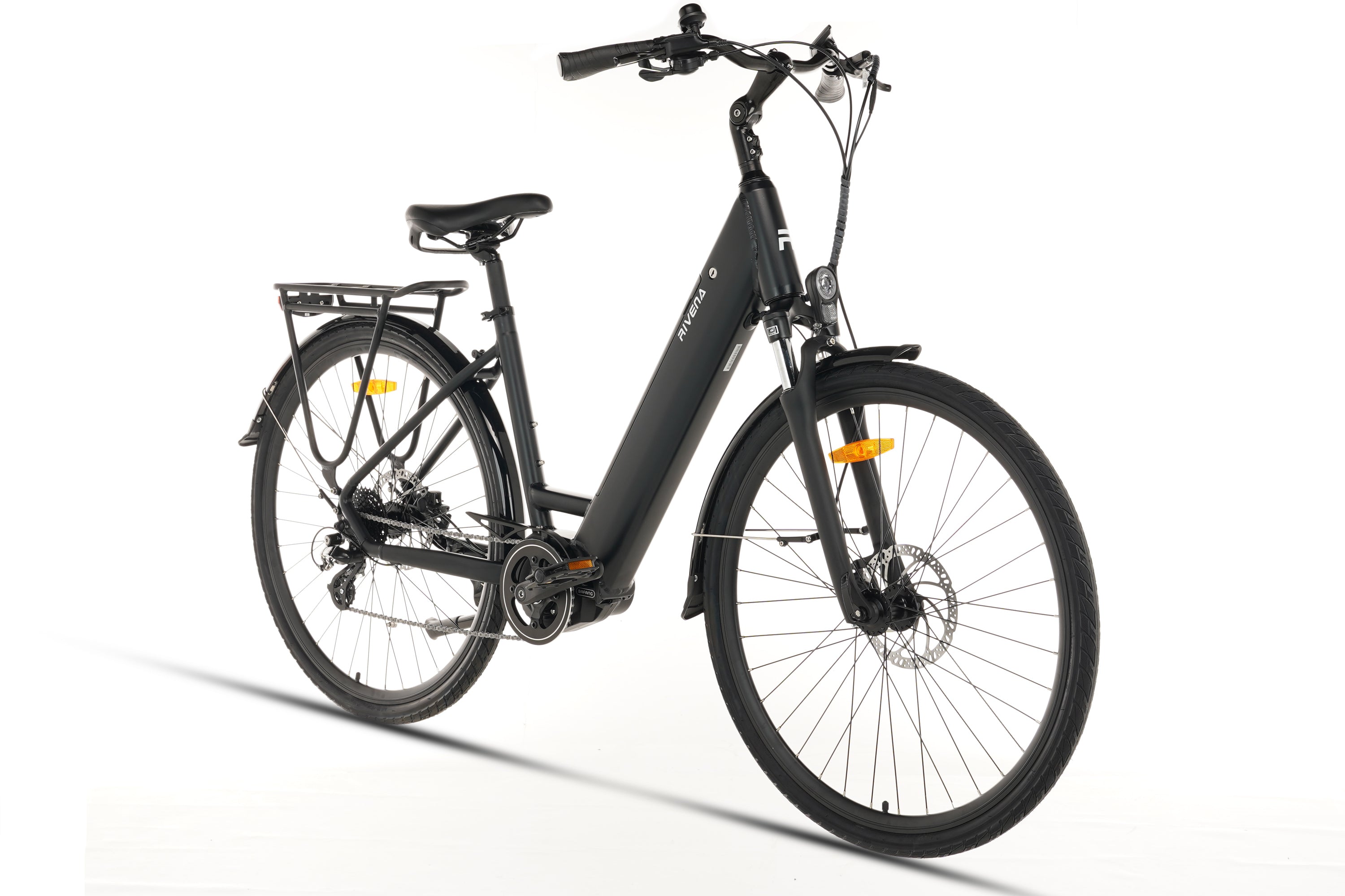 Rivena Syrma M8 Elektrische damesfiets mat-zwart – Rivena.nl