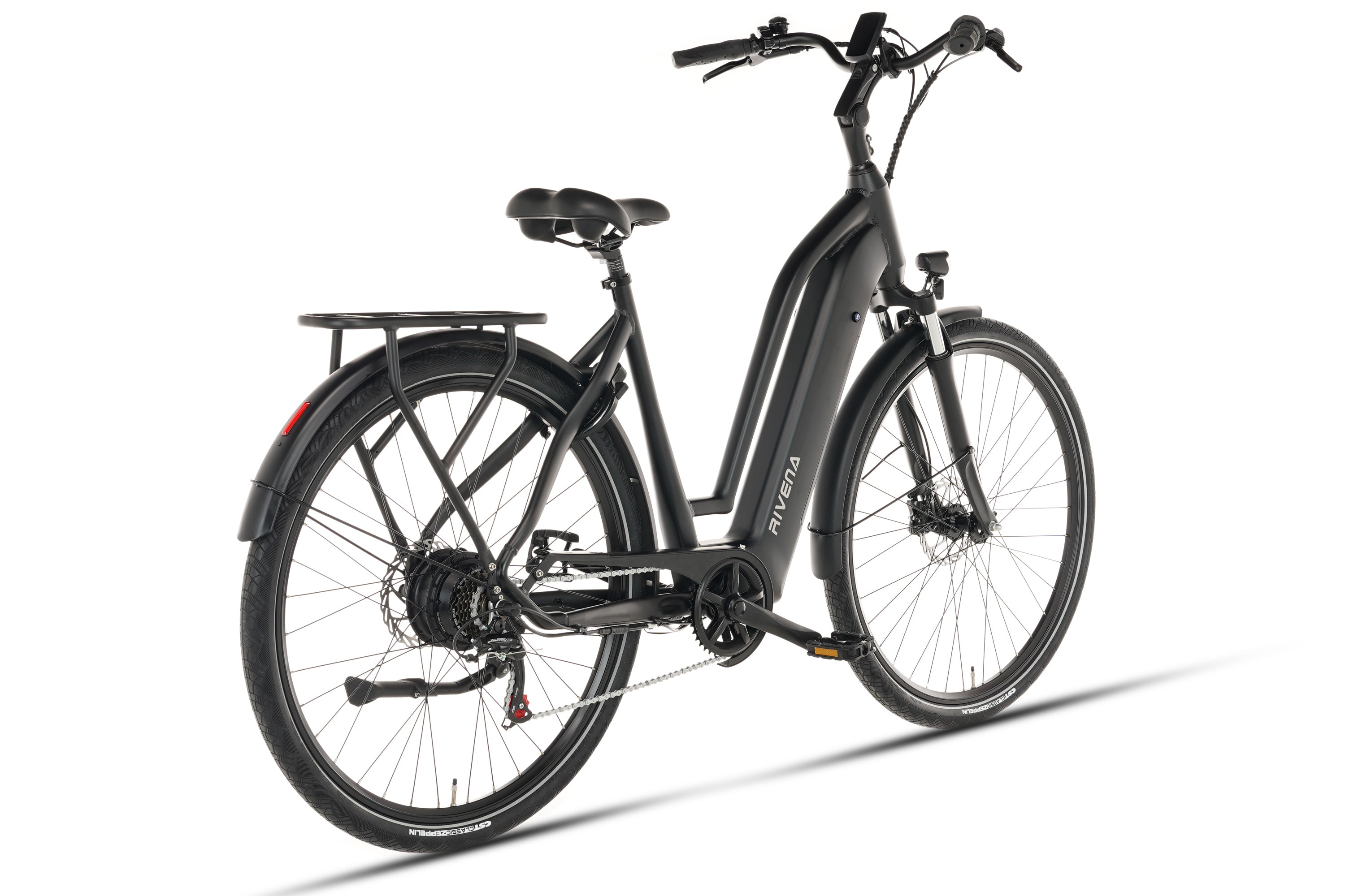 Rivena Advance D7 Elektrische damesfiets mat-zwart – Rivena.nl